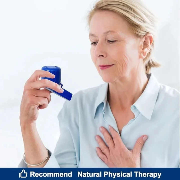 Lung Vibrating Device - Mucus Removal & Breath Trainer