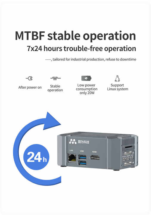 AI Box NVIDIA Jetson Orin Nano 4GB 20TOPS Edge Computing