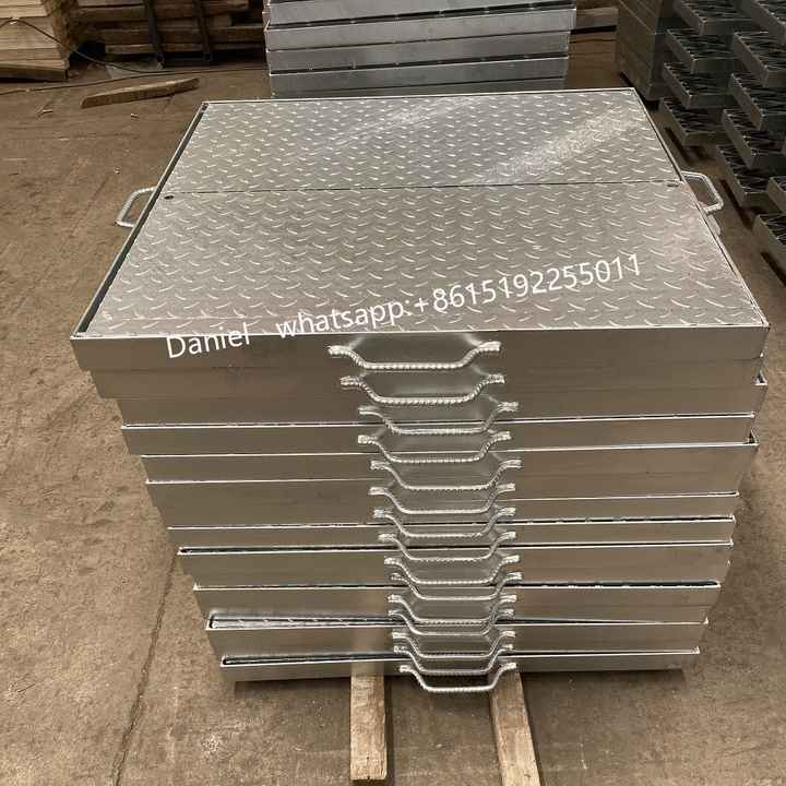 Chequered Plate Manhole Pit Trench Cover| Alibaba.com