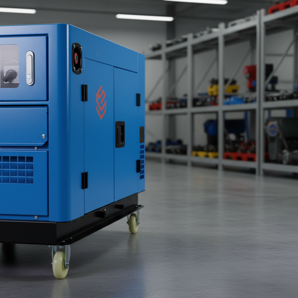 Super Silent Diesel Generator Air-Cooled 5kva to 12kva 230v/110v/240v ...