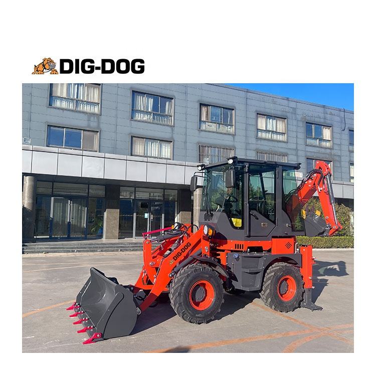 DIG-DOG Tractor 3500KG Backhoe Front Loader 4wd Wheel Loader