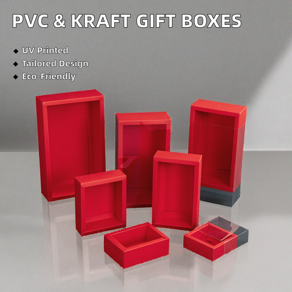 Custom UV Coated PVC & Kraft Paper Boxes with Embossing for Candle ...
