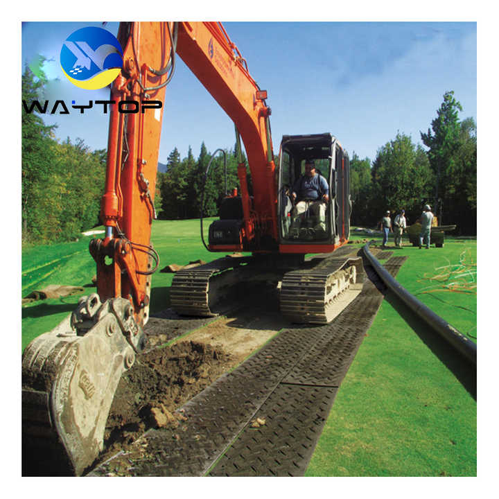 HDPE/UHMWPE Temporary Road Mat, Customizable Road protection Pads, Used to Facilitate Vehicle ...