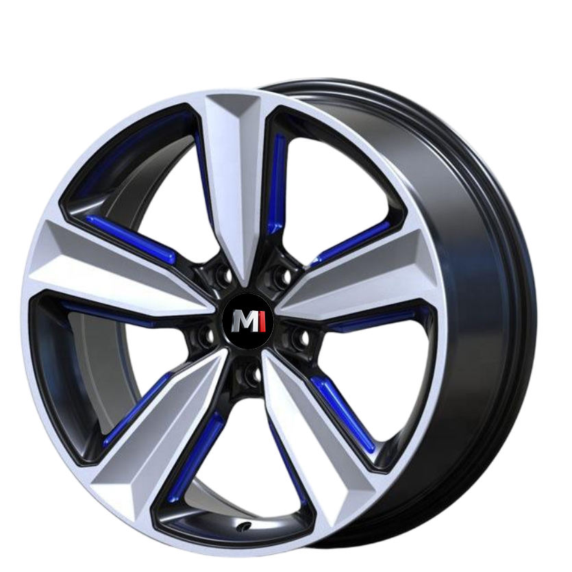 17 18 Inch 5 Spoke Casted Aluminum Alloy Wheels Rims Fit for Audi 5 ...