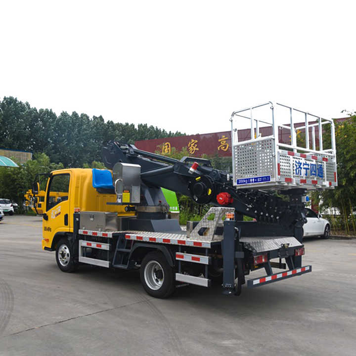 27m 28m 33m Truck Mounted High Aerial Working Vehicle Truck With Crane ...