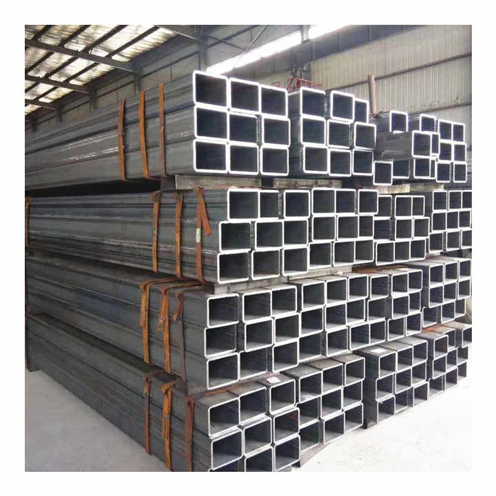Q235 Q355 Mild Carbon Steel Square Steel Pipe Galvanized RHS SHS Steel ...