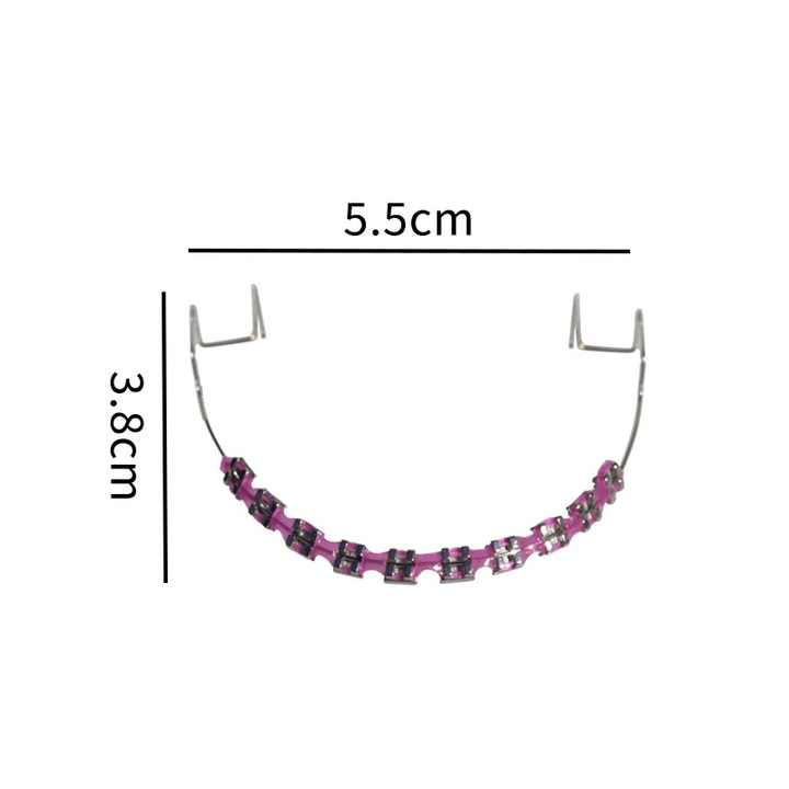 Fashionable Complete Colorful Braces Stainless Steel Oral Decorative ...