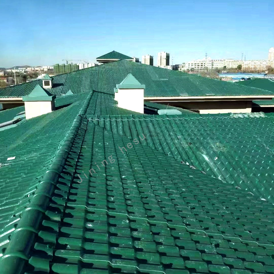 Modern Heat Resistant Corrugated PVC Roofing Tiles for Hotels Durable ...