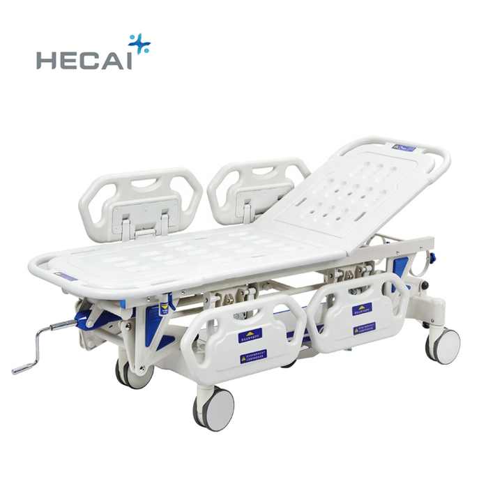 Hospital Emergency Patient Transfer Trolley Manual Ambulance Car ...