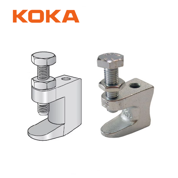 Wholesale Price M6 M8 M10 M12 Metal Beam Clamps for Unistrut Channel ...
