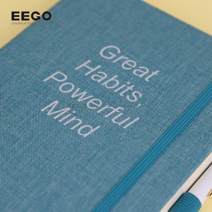 Custom Printing Hardcover Fabric Notebooks Customizable Success Note ...