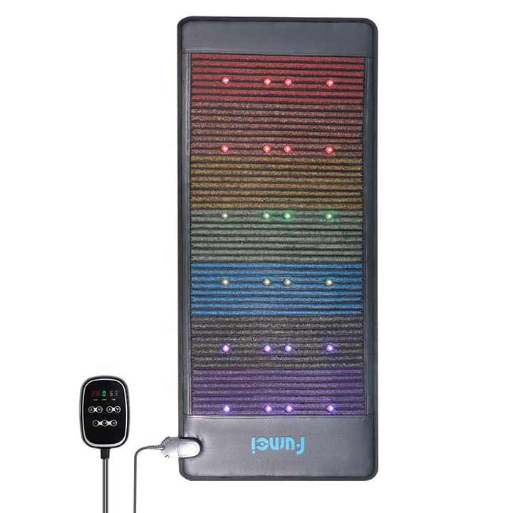 FUMEI Infrared Physiotherapy Mattress PEMF Mat - 7 Crystal Stones