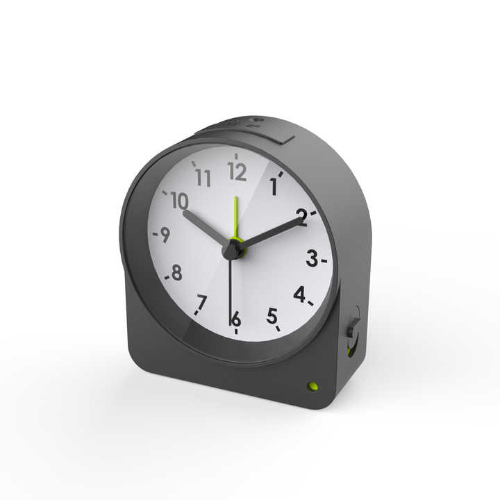 Quartz Analog Alarm Clock - Modern Digital Time Display