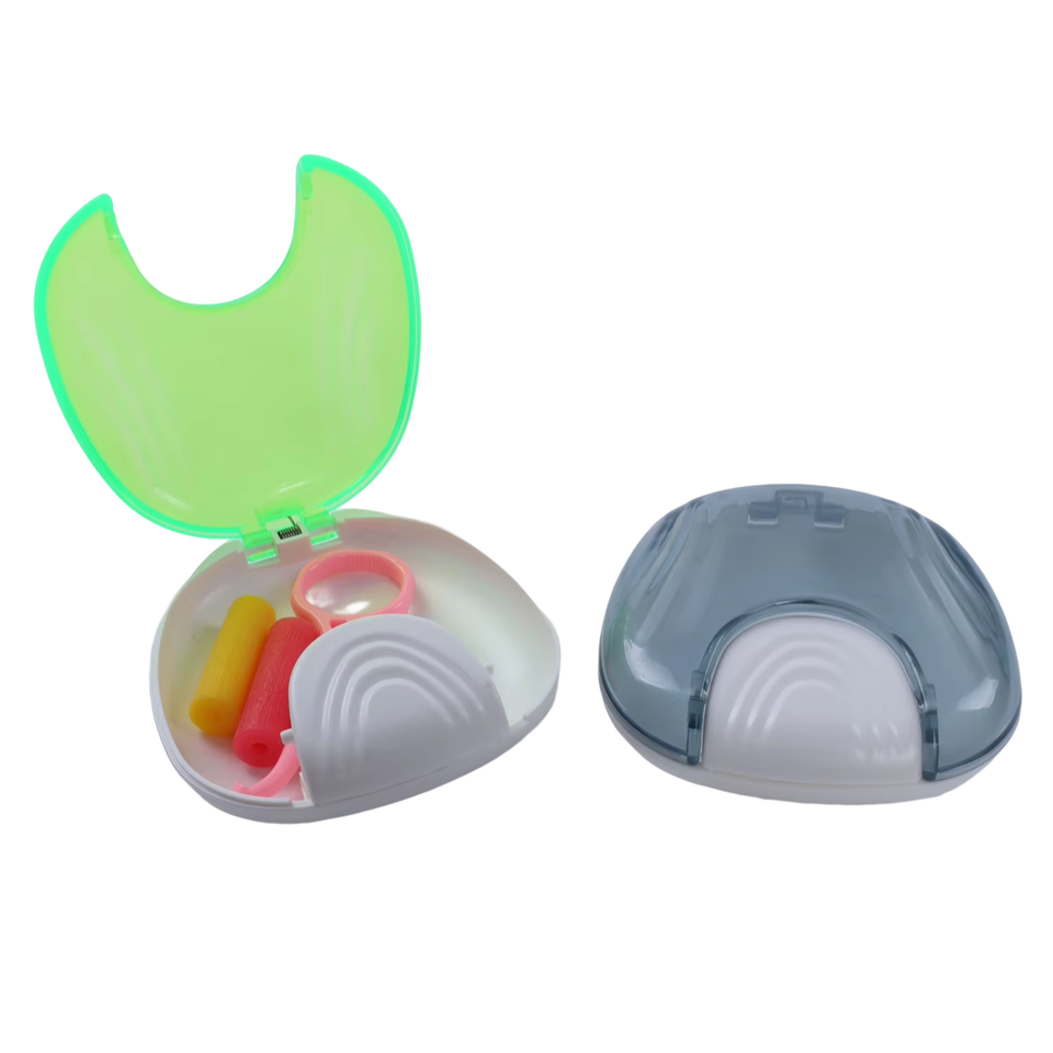 press button to open type design dental orthodontic retainer aligner ...