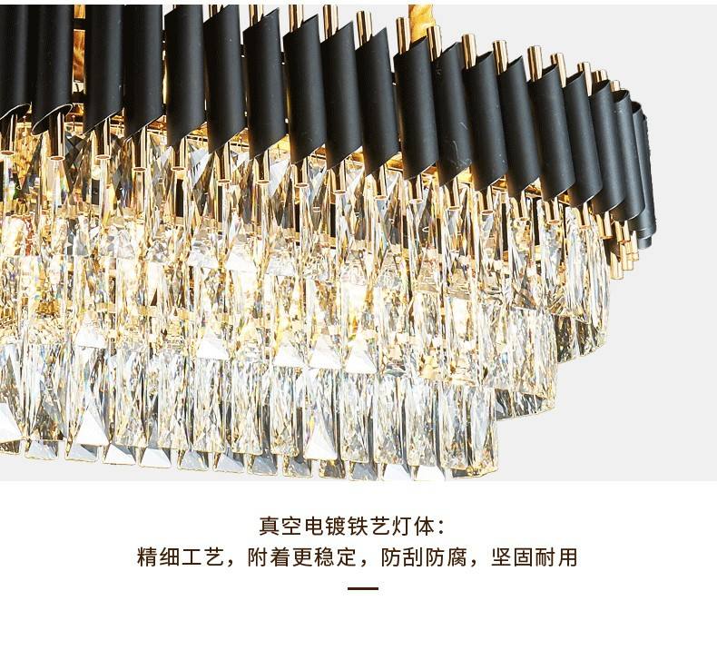 Fashion Hotel Hall Dining Room Light Fixture Luxury Crystal Decoration ...