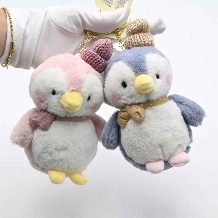 11cm Kawaii Mini Penguin Plush Keychains Toys Fashion Jewelry Pendants ...
