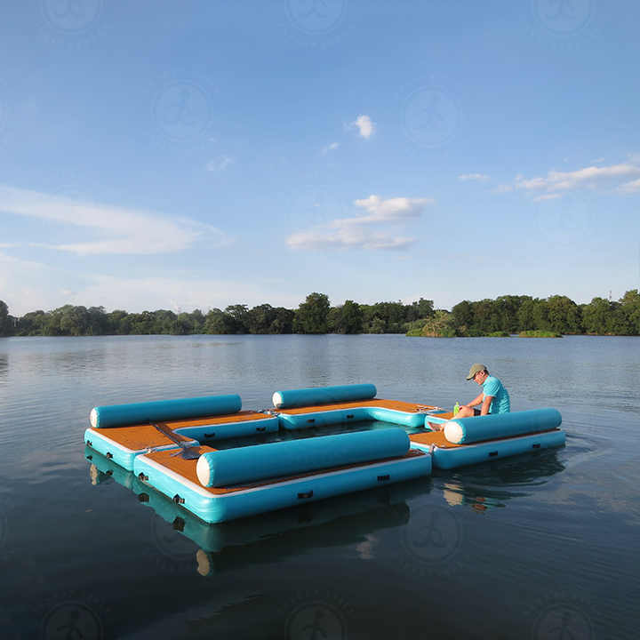 Customizable Inflatable Pontoon Dock - EJIA Floating Platform