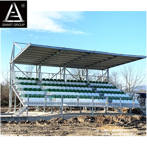 Movable Outdoor Aluminum Bleachers Grandstand Stadium Seats Telescopic ...