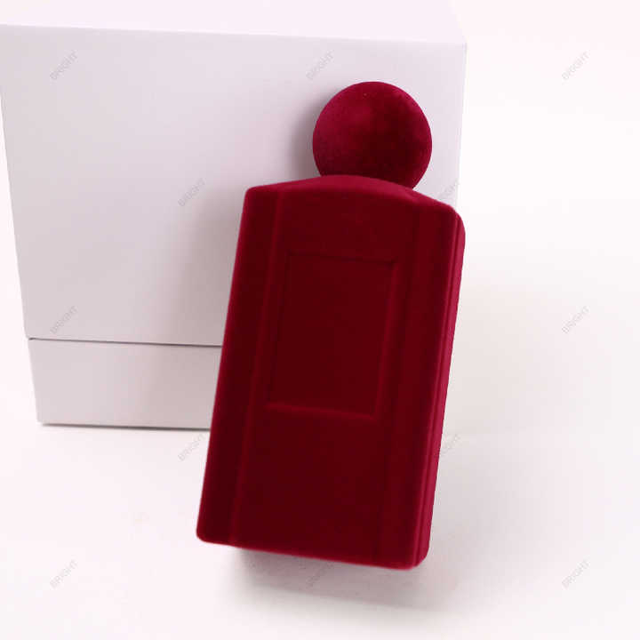 Fancy Round Square Red Perfume Glass Bottle 50ml 100ml Empty ...