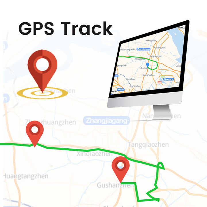 4K Car DVR Dual Lens Dash Cam Built in WiFi GPS Tracker HD 1080P Video ...