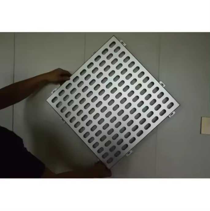 Perforated Pvc Mesh Panel Elegant Appearance Perforated Metal Mesh ...