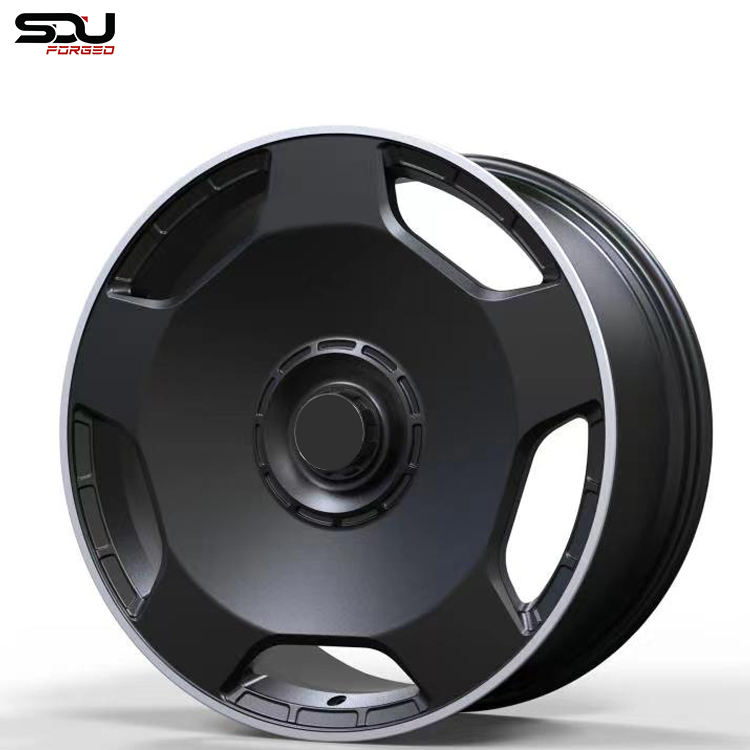 Luxury Car Rims 16 to 24 Inch Black 21X10.5 5X112 Pancake Wheels for ...