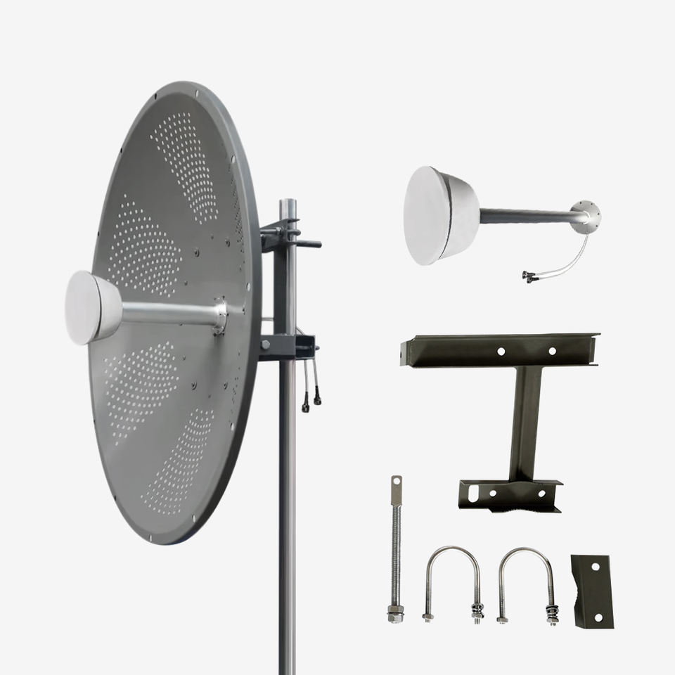 5G Dish Antenna 24dbi High Performance MIMO Parabolic Antenna for 4G ...
