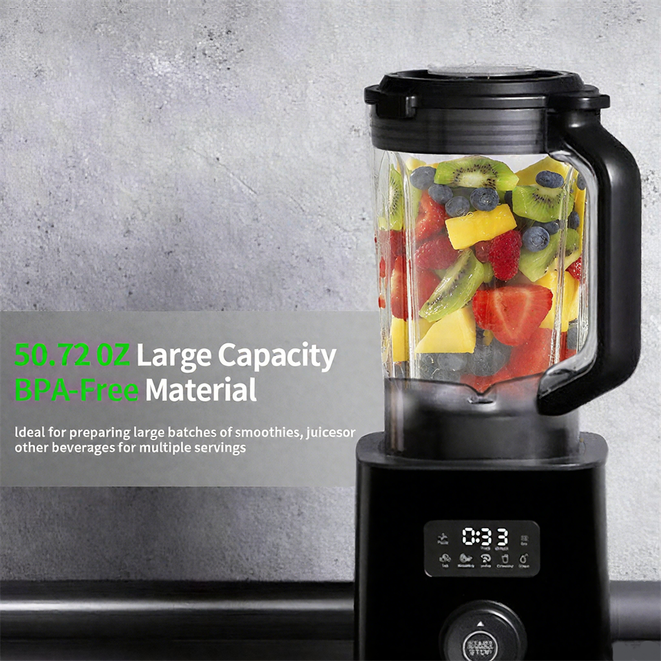 Vertical Smart Juicer Blender - Heavy Duty Fruit Smoothie Mixer