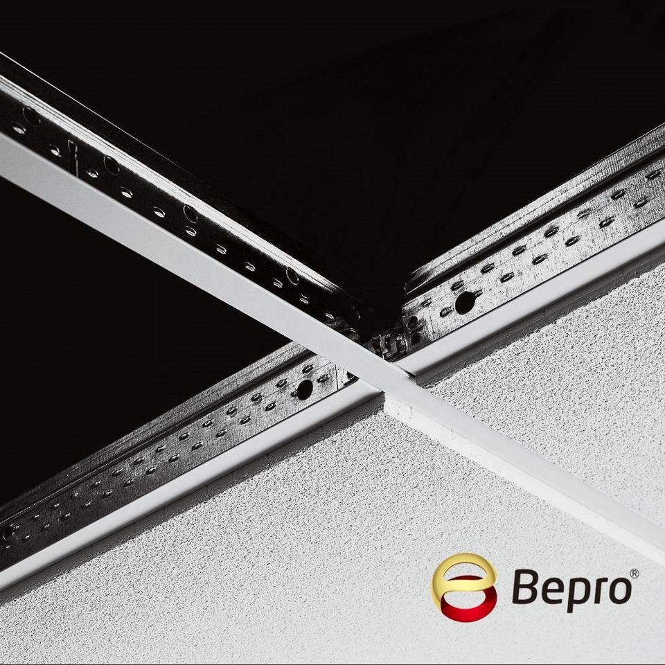 Stainless Steel Modern Flat Ceiling T-bar Wall Angle Grid High Strength ...