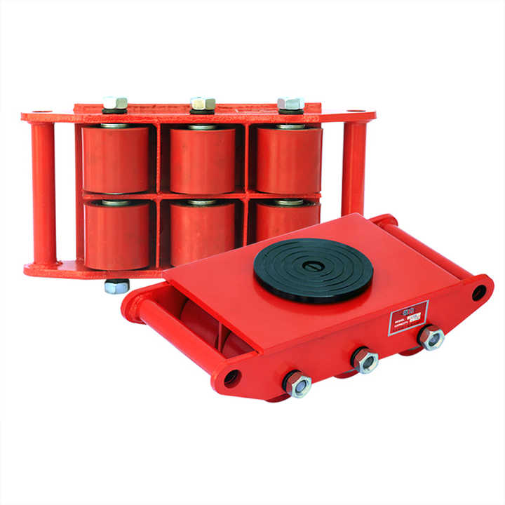 Heavy Duty Cargo Trolley 6-40 Tons Cargo Trolley Large Machine Skates ...