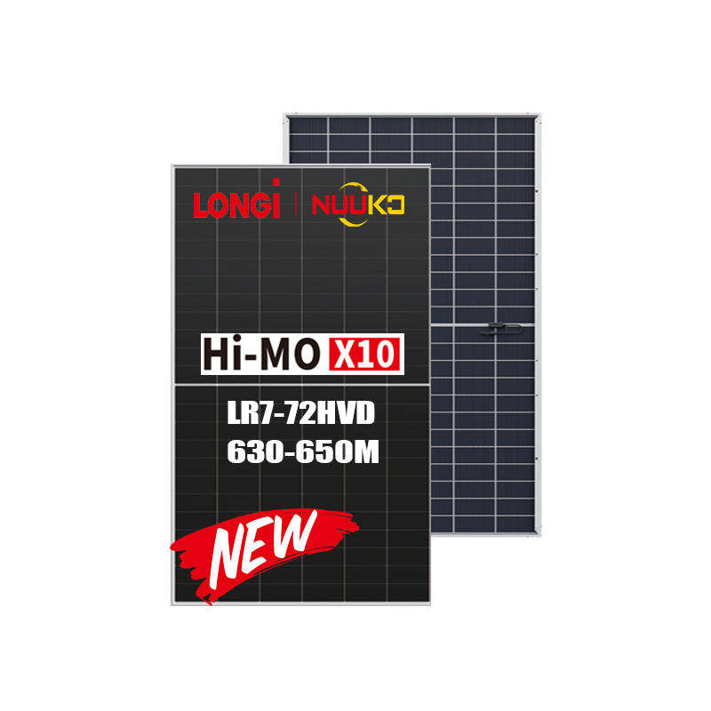 Longi Himo X10 LR7-72HVD 630W-650W Bifacial Double Glass Solar Panel ...