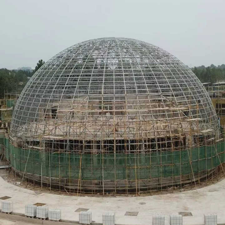 Customized Modern School Half Dome Building - Steel Frame