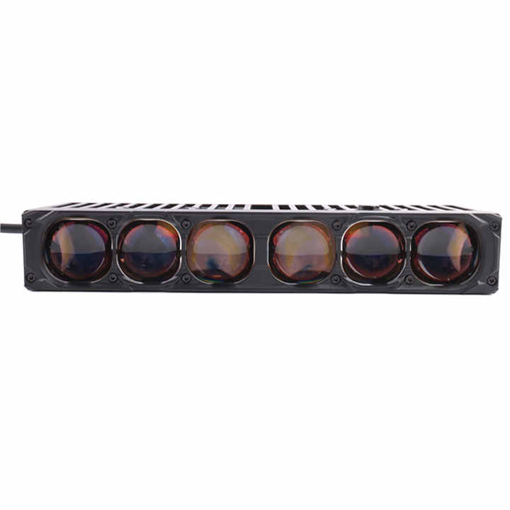 Car Grill Lights 150W 6500K 6 Lens Matrix Grill Lights Super Bright ...