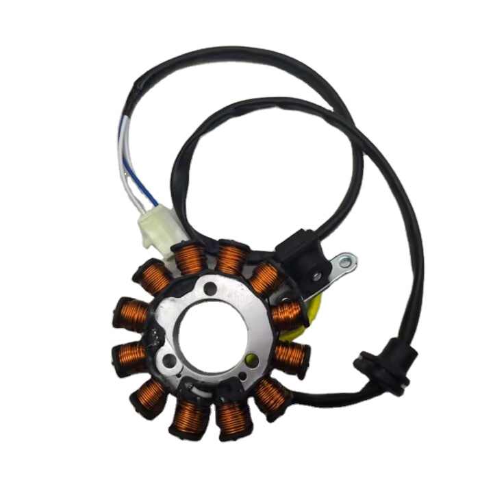 12 Pole Magneto Stator Coil - Reliable Motorcycle Engine Part