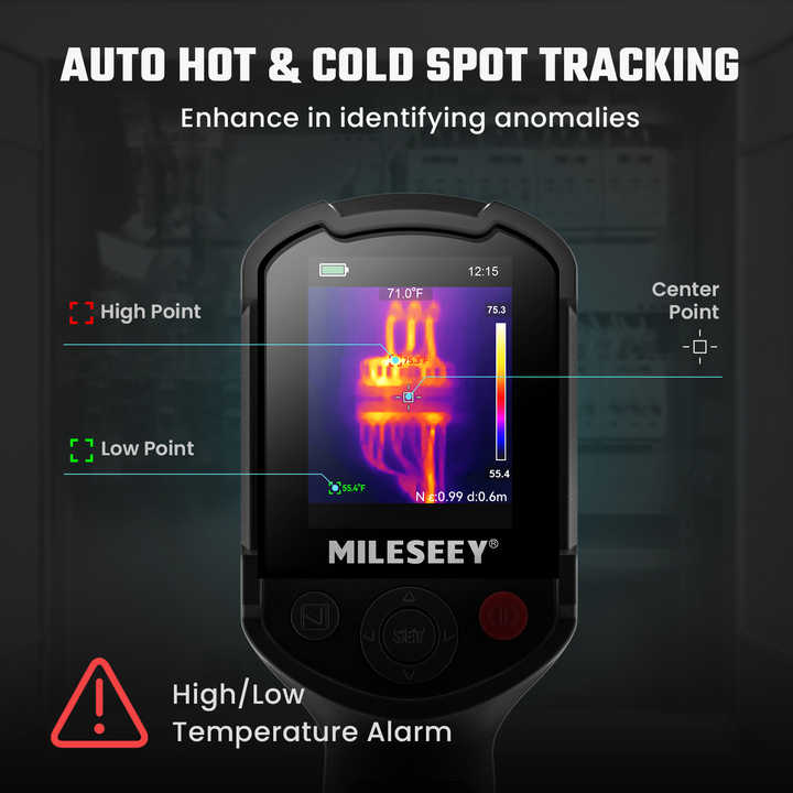 Handheld High Accuracy Thermal Camera 8 Color Pallets 2.8 Inch High ...