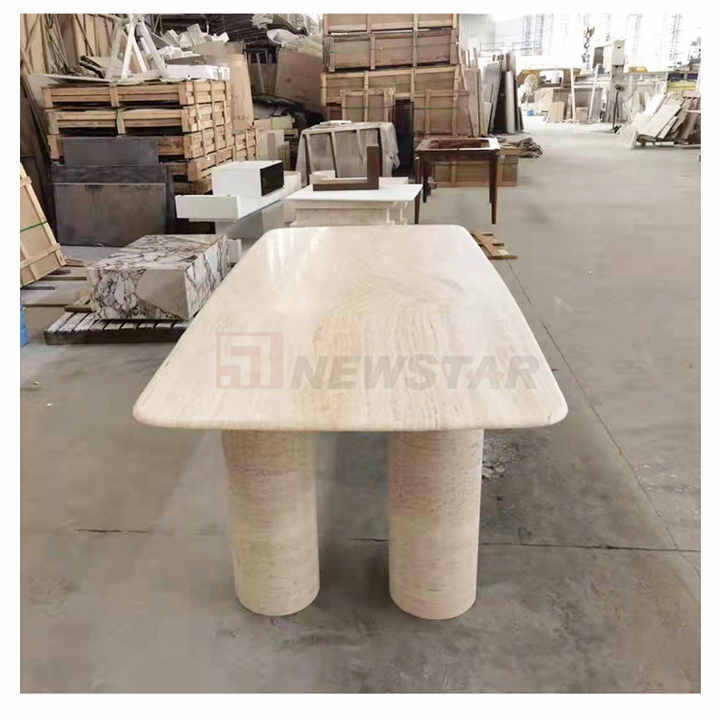 Calacatta Violet Marble Dining Table - Modern & Stylish