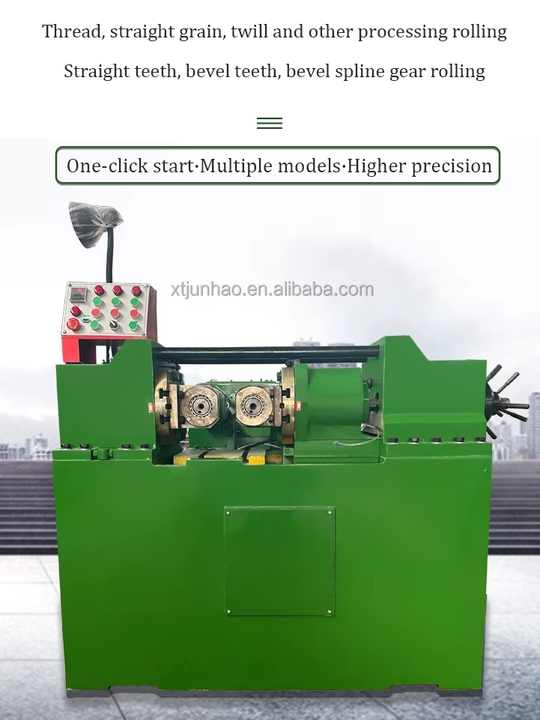 CNC Steel bar Hydraulic Fully Automatic Thread Making Machine Rolling ...