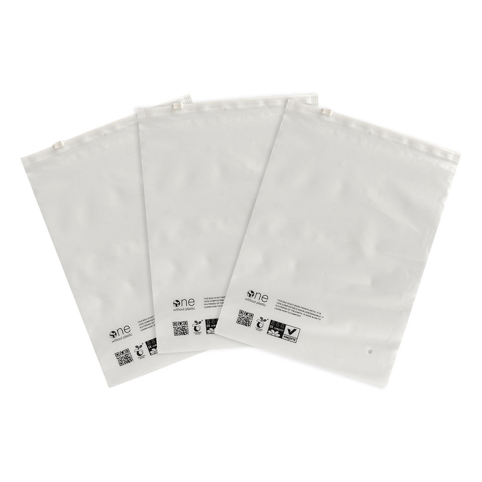Gravure Printing Biodegradable Compostable PLA Corn Starch CPE Zipper ...