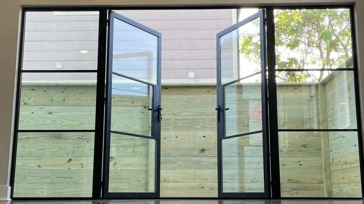 Factory Prices Metal Main Entrance Doors Exterior Single Wrought Iron ...