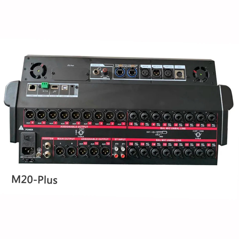 Paulkitson Mixer M20 PLUS - Professional Audio Sound DJ Mixer
