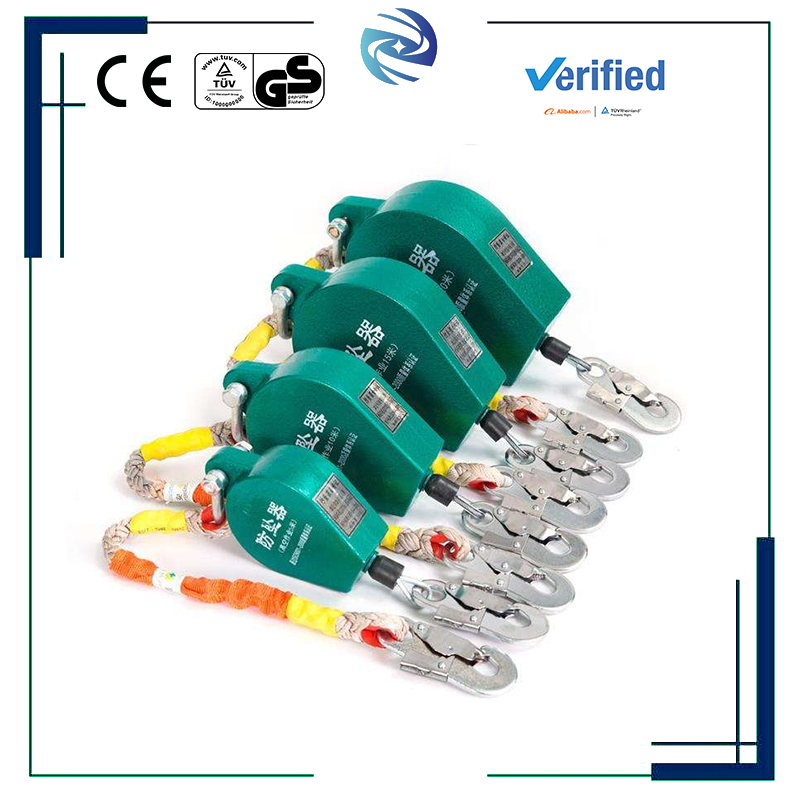 Wire Rope Fall Arrester for Cargo Hoisting Safety with Double Lock ...
