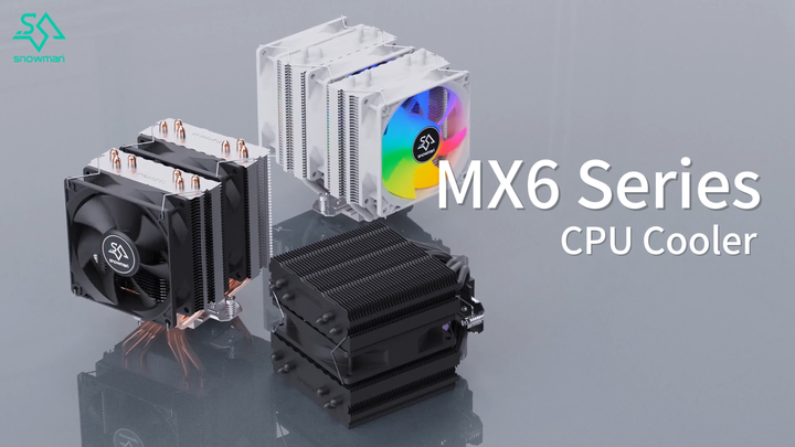 Snowman 90mm CPU Air Cooler - Efficient Processor Cooling