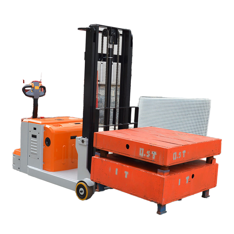 HONGYI Brand Full Electric Pallet Stacker Walking Type Reach Stacker ...