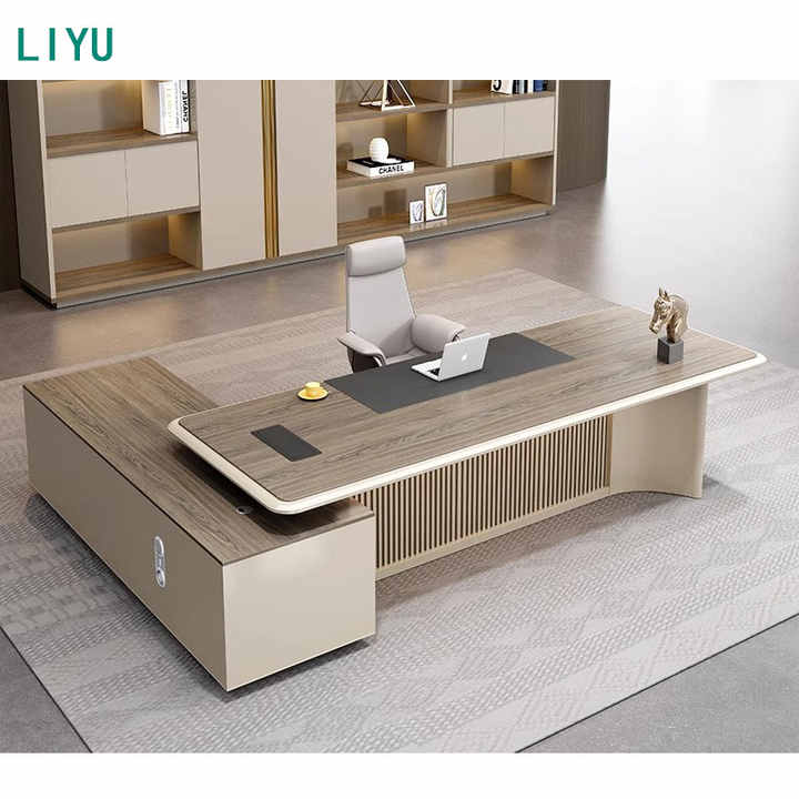 Liyu China Factory's Modern Design Luxury Office Desk Wooden Manager ...