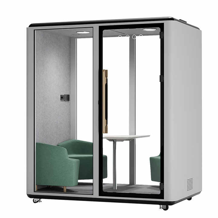 Soundproof Office Pod Portable Modern Modular Privacy Booth for Indoor ...