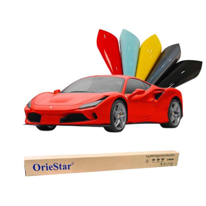 LLU MAR Luxury Car Wrap Black Self-Healing Paint Protection Film Smart ...