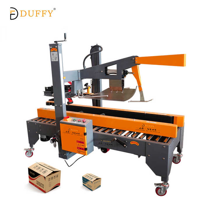 Duffy Industry Machinery End of Packing Line Auto Side Adhesive Cartoon ...