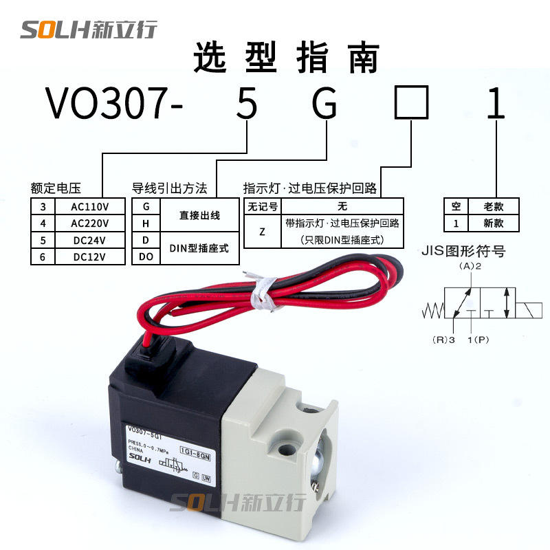 VO307-5G1-01 4G1-02 Cartridge-Type High-Frequency Two-Position Three ...