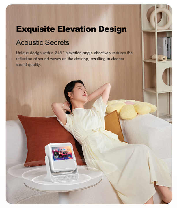New Design Touch Pad Projector - 4K with 5G Wifi & Bluetooth
