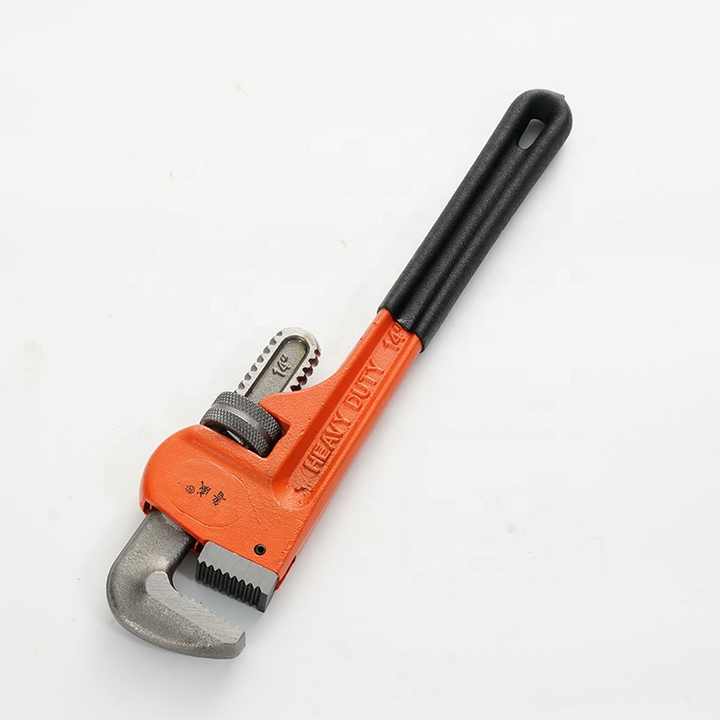 8" Pipe Wrench - Durable American Type Heavy Duty Steel